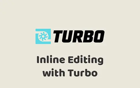 Inline Editing With Turbo Drifting Ruby