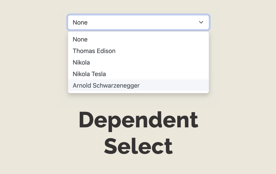 Dependent Select | Drifting Ruby