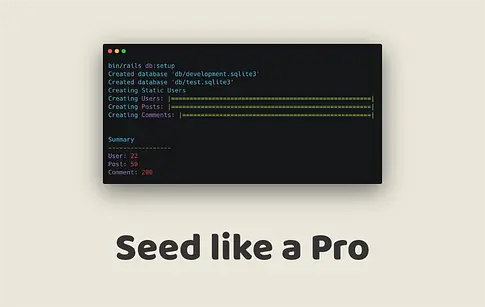 Seed like a Pro | Drifting Ruby