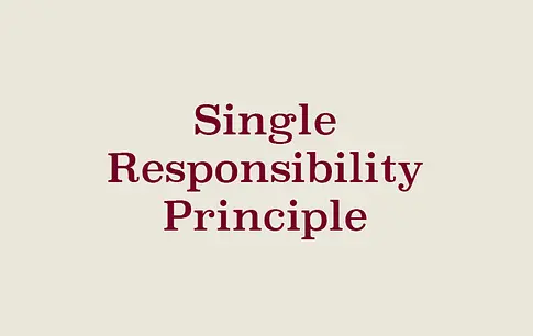SOLID - Single Responsibility Principle | Drifting Ruby